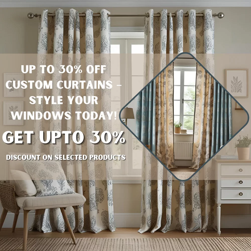 Custom Curtains Dubai | Blackout, Sheer & Linen 50% OFF